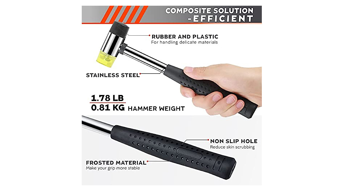 Small Rubber Mallet for Crafts & Flooring - LEGLO