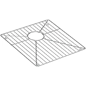 Kohler K-6475-ST Vault Bottom Basin Rack, Stainless Steel