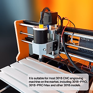 CNCTOPBAOS 24V DC Brushless Spindle Motor 12000rpm ER11,Upgraded Spindle for 3018 Pro,with PWM Speed Controller Driver Board with Cable,for CNC Router Engraving Milling Lathe Machine