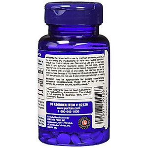 Puritans Pride Melatonin 5 mg Timed Release, 120 Count
