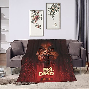 ZAZOOT Evil Dead Throw Blanket Flannel Blanket Soft Blanket Sofa Bed Blanket 80"x60"