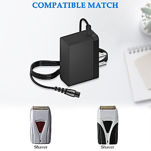 MULTIM 5V Shaver Power Charger Supply Compatible with Andis 17165 17150 ProFoil Lithium TS-1 TS-2 Replacement AC DC Power Adapter Cord