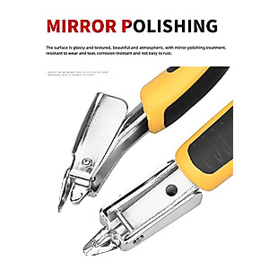 Staple Remover, Staple Puller Tool with Ergonomic Handle, Upholstery and Construction Heavy Duty Staple Removers for Removing All Kinds of Nails in Furniture, Floor, Wooden Box, Photo Frame, Carpet