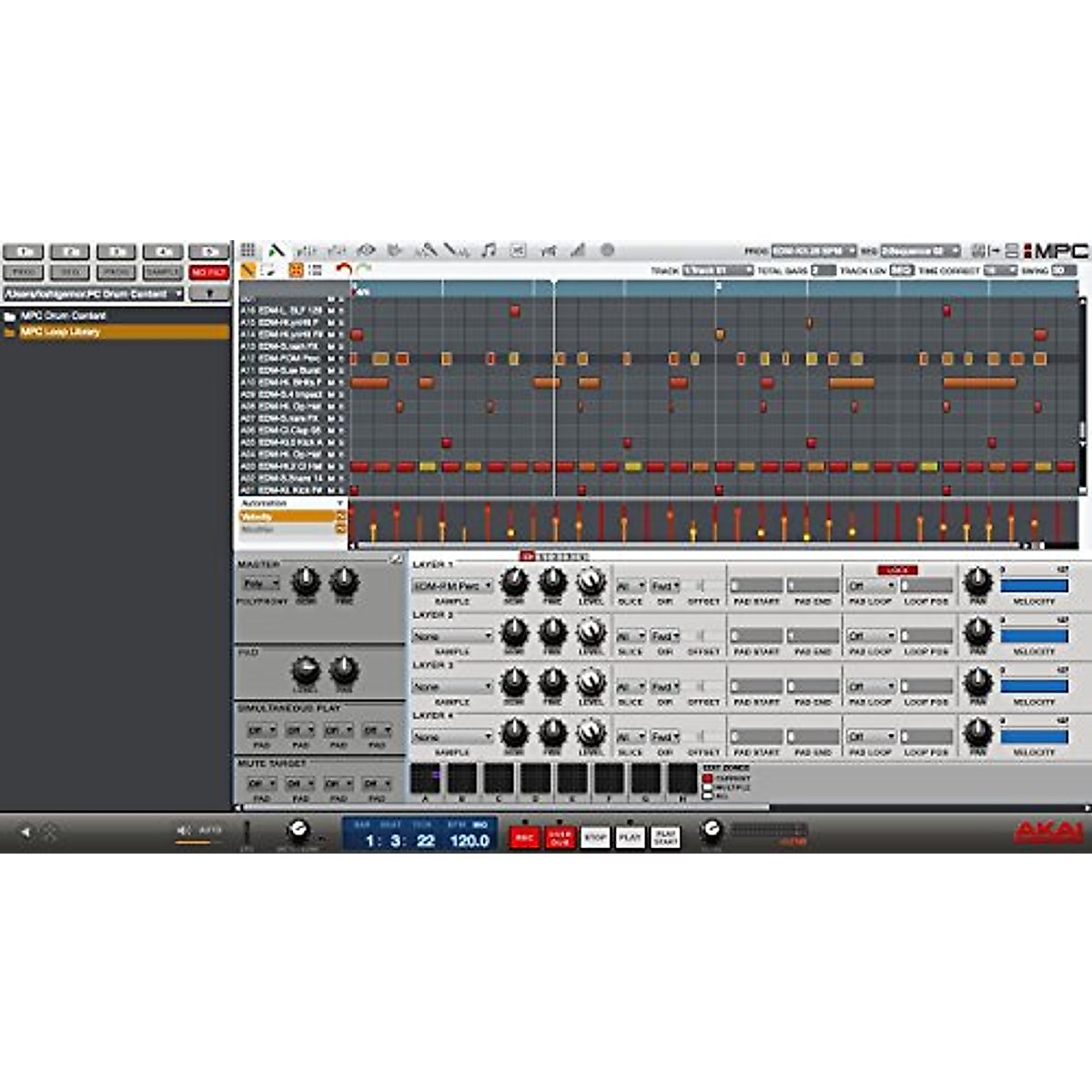 Akai Professional MPC Studio Black | Ultra-Portable MPC With MPC Software (Download), USB Power, LCD Screen, Touch Sensitive Encoders, Brushed Aluminium Body & Data Dial