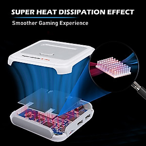 Kinhank Retro Game Console,Super Console X PRO Emulator Console with 90000+ Video Games,Video Game Console with 60+ Emulator,Dual System,Game Consoles for 4K TV,5 Players,LAN/WiFi,Best Gifts for Men