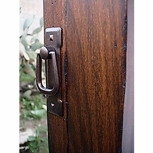 Primitive Mission Medicine Cabinet/Dark Walnut/Solid Wood & Handmade/Surface Mount