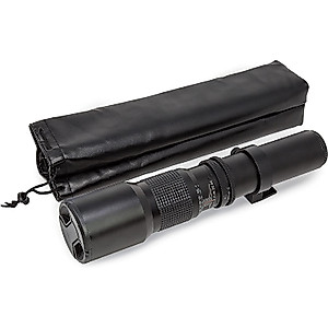 Acuvar 500mm f/8 Manual Telephoto Lens for Canon EOS 80D, 90D, Rebel T3, T3i, T5, T5i, T6i, T6s, T7, T7I, T8I, SL3, 60D, 70D, 5D, EOS5D IV, 6D II, 7D II SLR Cameras (500MM for Canon)