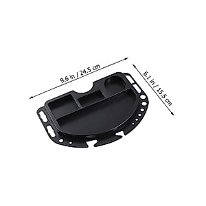 Toddmomy 1pc Repair Bike Repair Station Portable Work Bench Mechanic Tool Storage Shelves Plastic Tripod Base Stand Work Tray Portable Bike Repair Rack Bike Display Support Repair Workstand