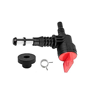 Kuupo 90 Degree Fuel Shut Off Valve Service Kit Bushing Filter Grommet for Briggs & Stratton 192980GS 208961 25 462 03-S Rotary 13116 Plastic Gas Tank Engine Generator Pressure Washer