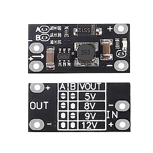 AITRIP 10PCS 1.5A Multi-Function Mini Boost Module Step Up Board 3.7V to 5V 8V 9V 12V Step Up Board with LED Indicato for DIY Electronic Voltage Moduler