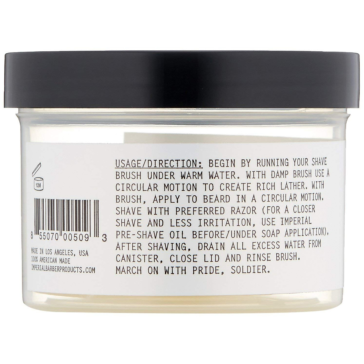 Imperial Barber Field Shave Soap Canister, 6.2 oz