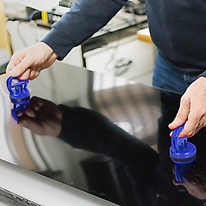 STREBITO Suction Cups Heavy-Duty 2 Pieces Screen Suction Cups Tool for iMac, iPhone, MacBook, iPad, TV, Phone, Laptop, Computer, Tablet, LCD Screen Remover, Small Dent Puller