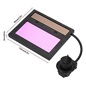 Welding Helmet Lens, TX500C 110 * 90mm Solar Panel Welding Helmet Lens Welding Mask Auto Darkening Lens, Welding Mask Lens for Welders