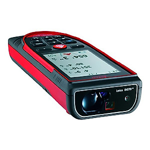 Leica DISTO D810 Touch 660ft Laser Distance Measurer w/Bluetooth and 1mm Accuracy, Red/Black