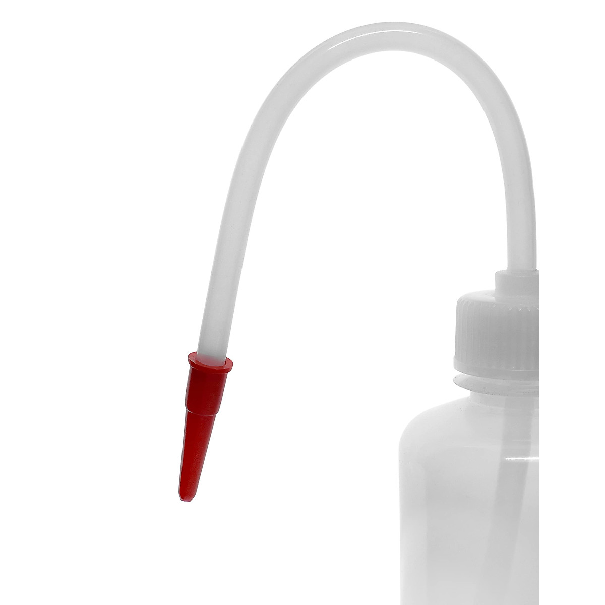 EISCO Wash Bottle, 250ml - Polyethylene - Translucent, Unbreakable - Screw Cap with Flexible Delivery Tube for Dispensing Liquid - Includes Tube Cap Labs