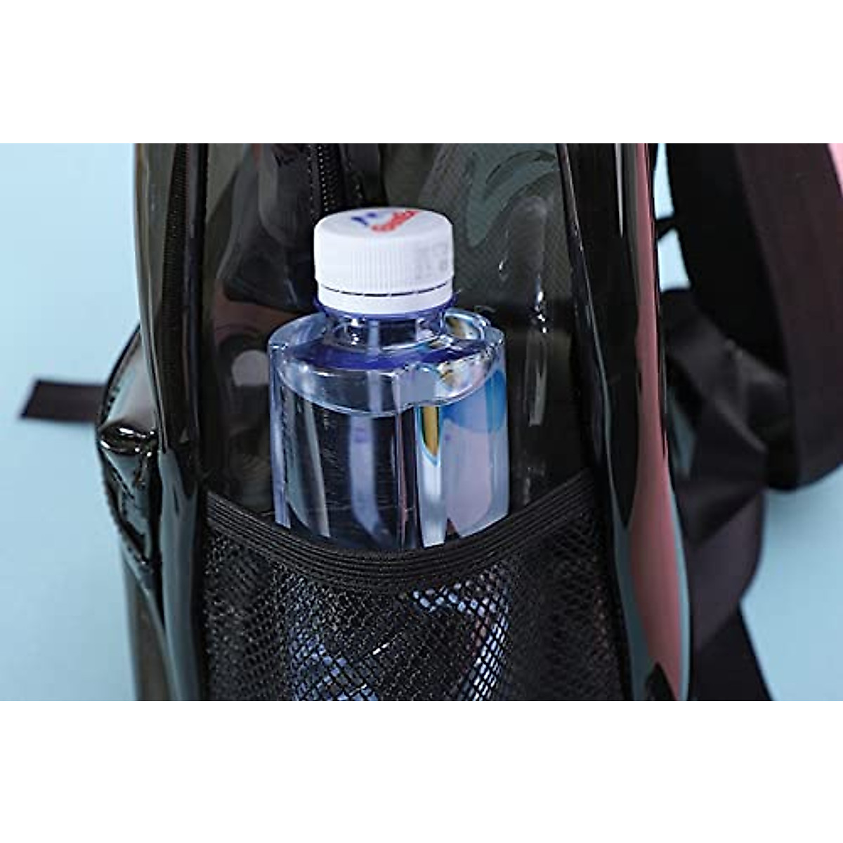 Tellrain Clear Backpack Purse for Women Large Capacity Heavy Duty Transparent Backpacks Fashion PVC Beach Bag Bookbags