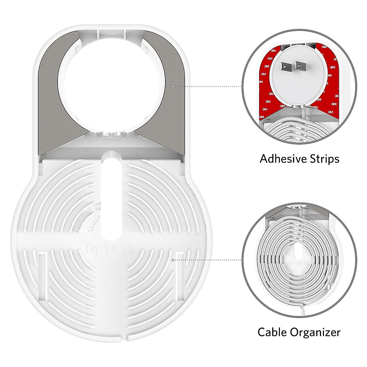Aobelieve Wall Outlet Mount for Google Nest WiFi Router