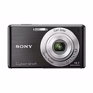 Sony Cyber-Shot DSC-W530 14.1 MP Digital Camera with Carl Zeiss Vario-Tessar 4x Wide-Angle Optical Zoom Lens and 2.7-inch LCD (Black) (OLD MODEL)