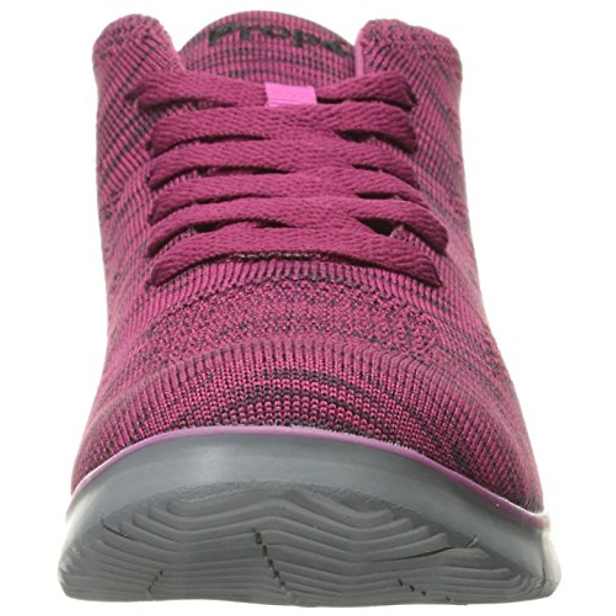 Propét Women's TravelFit Hi Walking Shoe, Berry, 6 2E US