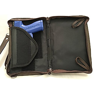 Bama Belts and Leathers Concealment Handbag CCW Tote Shoulder Bag | Gun Purse | Black