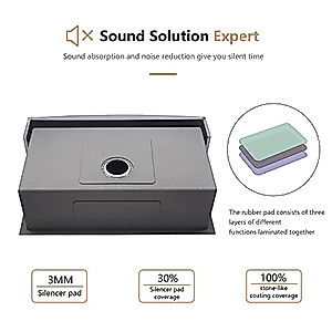 Dcolora 36 Inch Farmhosue Sinks Stainless Steel Single Bowl Farm Style Sink Farmer Country Apron Front Barn Sink, 36"x21"x10" DC-A7750