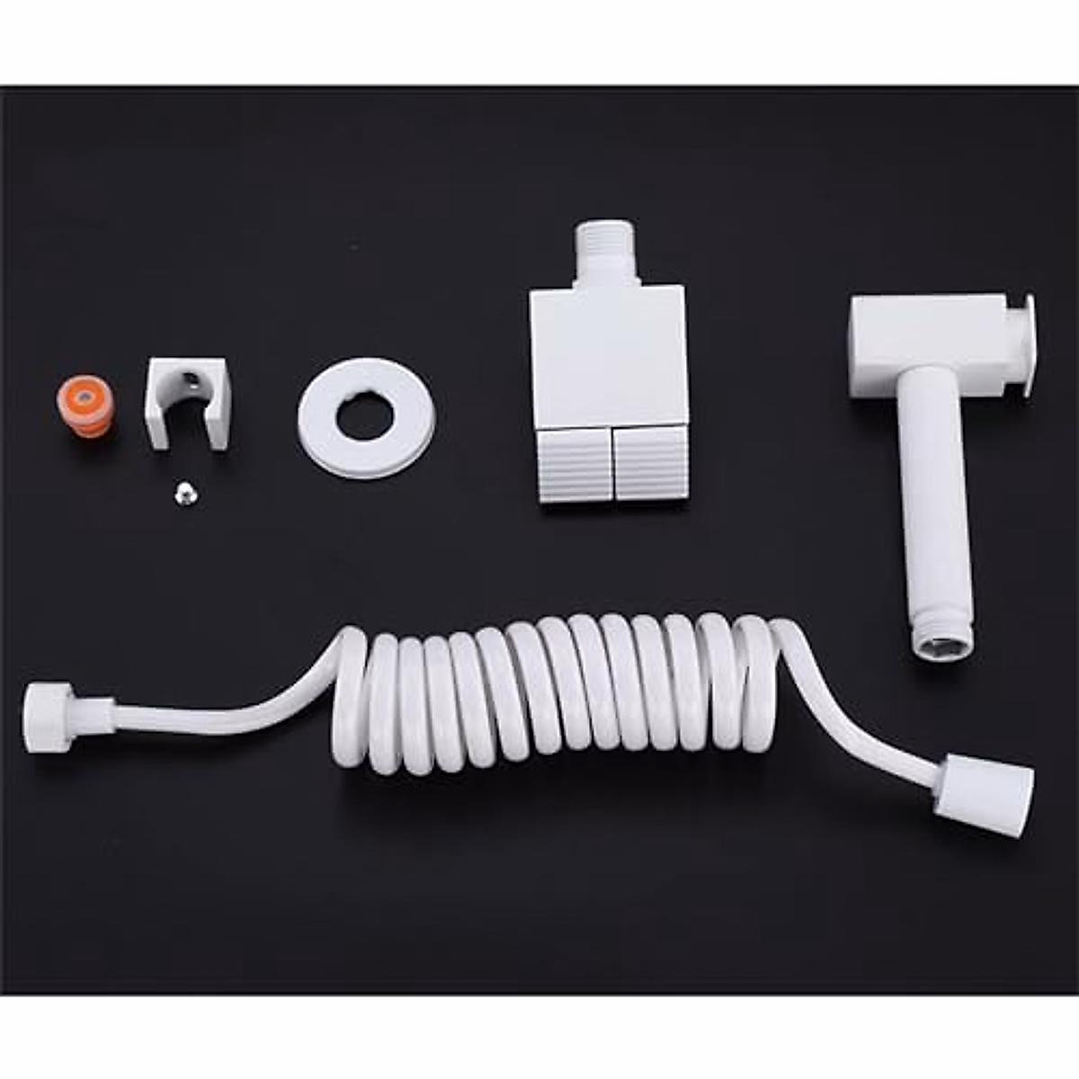 Portable Toilet Bidet Shower Faucet Handheld Sprayer Set Brass Bidet Faucet Cold Water Toilet Faucets gray9 Set