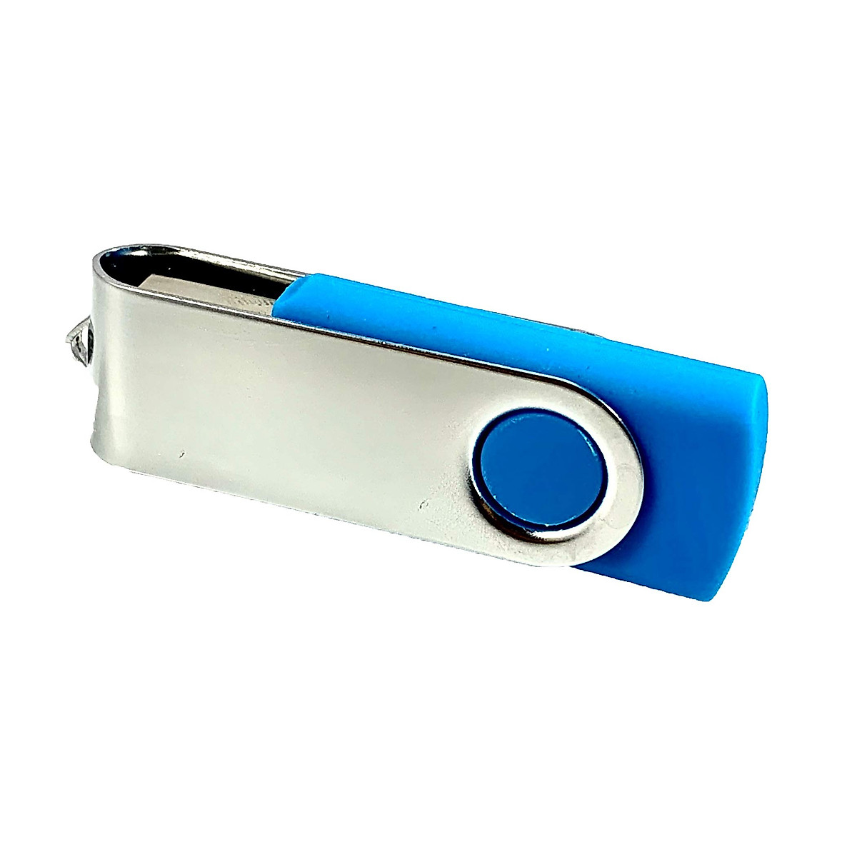 1GB Flash Drives Bulk Two Pack (Blue) 2.0 USB Memory Storage Bundle with (2) Everything But Stromboli Lanyards & (3) Stickers for Labeling Flashdrive