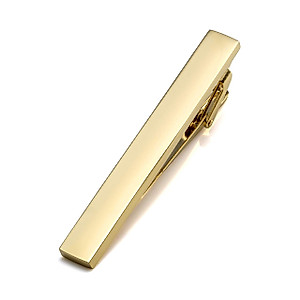 Jovivi Mens Stainless Steel Tie Clip Bar for Normal Necktie Ties, Groomsmen Mans Fathers Day Wedding Gifts