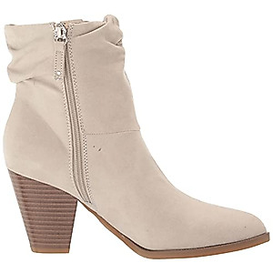 Dr. Scholl's Shoes Women's Kall Me Mid Shaft Boots Calf, Oyster Fabric, 8.5