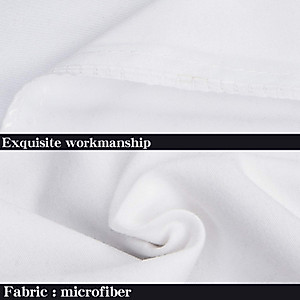 NTBAY King Pillowcase Set - 2 Pack Brushed Microfiber 20x36 Pillowcases - Soft, Wrinkle-Free, Fade-Resistant, Stain-Resistant, White Pillowcases with Envelope Closure - 20x36 Inches, White