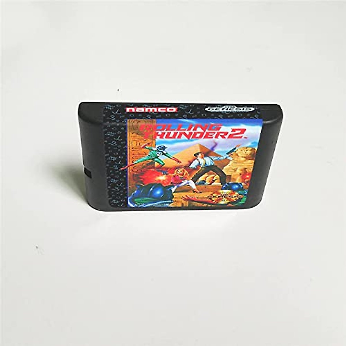 Lksya Rolling Thunder 2 - USA Cover With Retail Box 16 Bit MD Game Card for Sega Megadrive Genesis Video Game Console (US EU Shell)