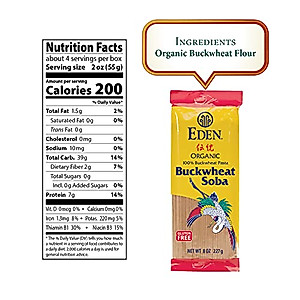 Eden 100% Buckwheat Soba Pasta, 8 oz