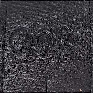 PRS Guitars Leather Birds Guitar Strap, Black (ACC-3119),Green