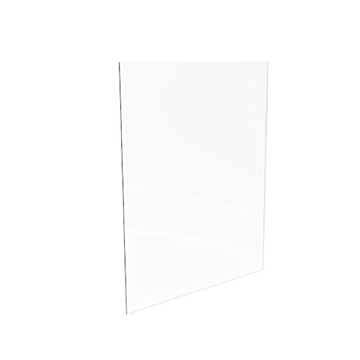 FixtureDisplays® 22x28" Clear Transparent Acyrlic Plexiglass Lucite 1/8" (3mm) Thickness Sneeze Shield DIY Panel 10076-22 * 28"-NF
