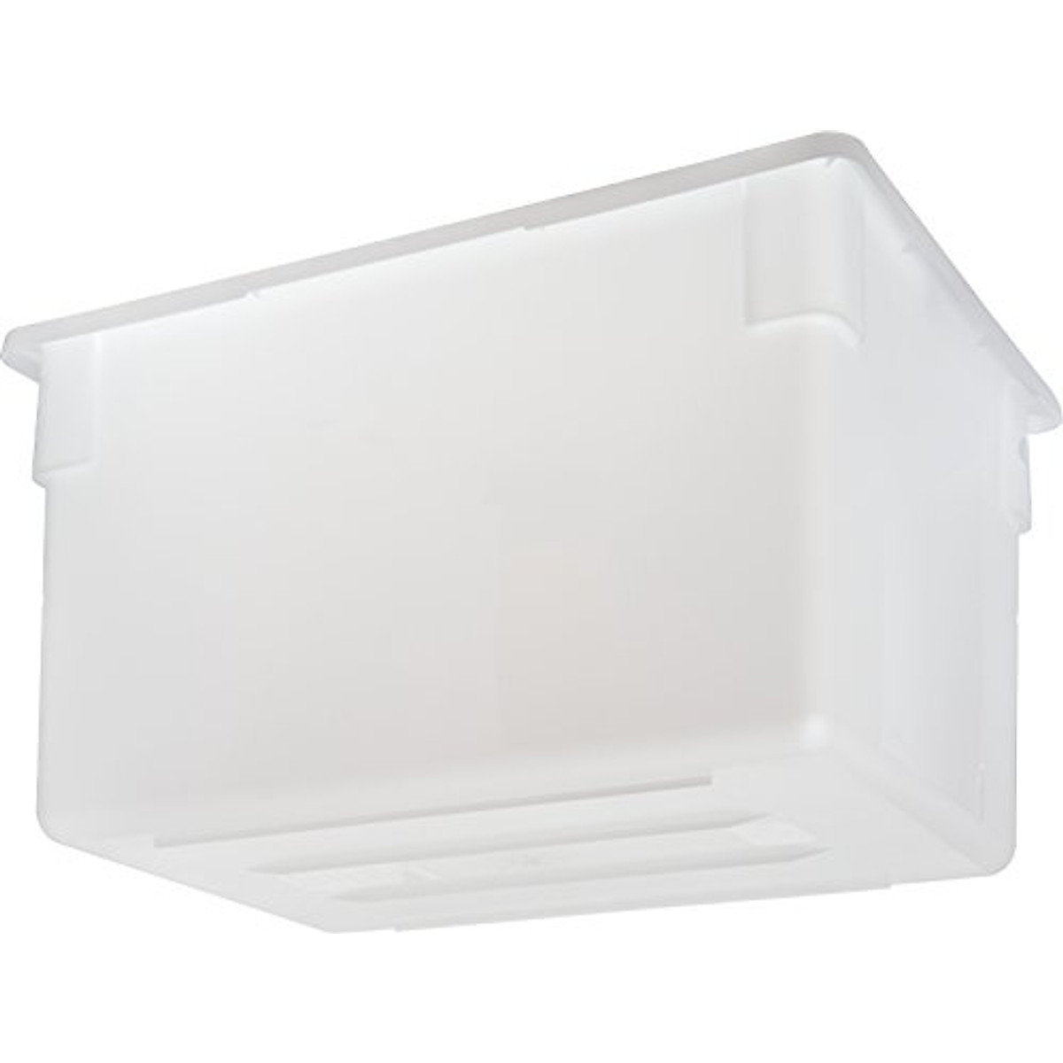 Carlisle FoodService Products Storplus Food Storage Container with Stackable Design for Catering, Buffets, Restaurants, Polyethylene (Pe), 21.5 Gallon, White, 21.5 Gallon, 26" x 18" x 15"