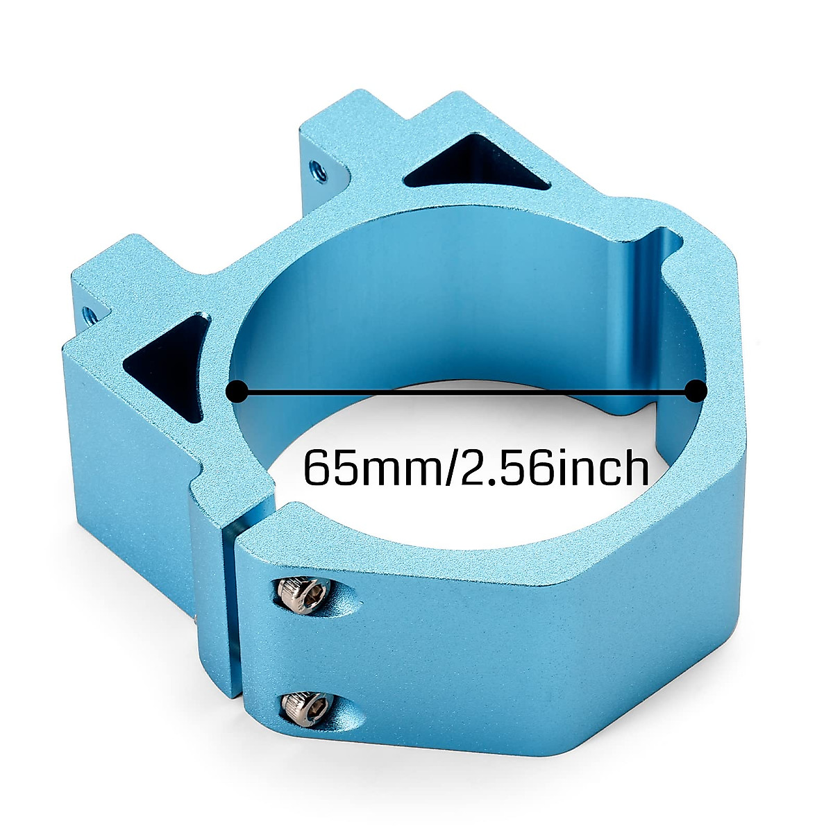 Genmitsu 65mm Diameter Aluminum CNC Spindle Holder Spindle Mount for Genmitsu 4040-PRO, 3020-PRO MAX V2, 3030-PROVer MAX CNC Machine and Genmitsu Aluminum Z Axis Assembly V2 Kits