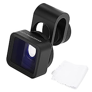 1.33X Anamorphic Lens for iPhone for Android, Wide Screen Deformation Filmmaking Lens, Video Maker Universal Optical Phone Lens