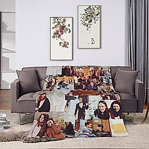 Throw Blanket Printing Blanket Soft Plush Bedding Sofa Warm Flannel Fleece Blankets Gifts 50"x40"