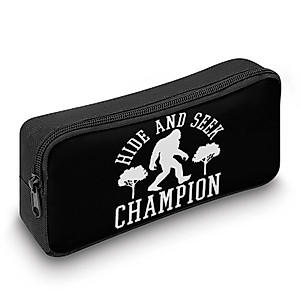 Bigfoot Pencil Case Stationery Pen Pouch Portable Makeup Storage Bag Organizer Gift