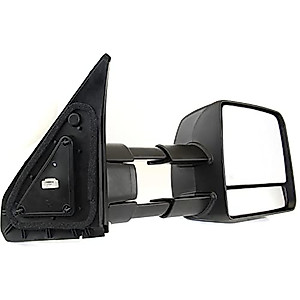 Garage-Pro Mirror Compatible with 2007-2021 Toyota Tundra Towing Mirror, Passenger Side, Heated, Power Glass, Blind Spot Glass, In-housing Signal Light