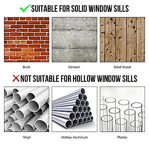 BEWAVE Window Air Conditioner Support Bracket, Universal Window AC Mount Units Up to 85lbs, Fits 5000-12000BTU AC Units