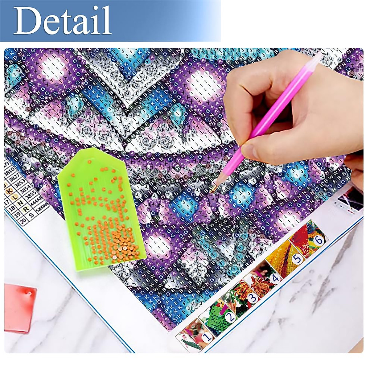 JFYHAB Mandala Diamond Painting Kits for Adults,5D Rhinestone Diamond Art Kits for Adults Kids Beginner,DIY Flowers Round Full Drill Diamond Painting Kit Arts Craft for Home Wall Decor 12X16inch