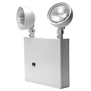 Lithonia Lighting ELT618NY M2 Incandescent Two Head Emergency Lighting Unit, White