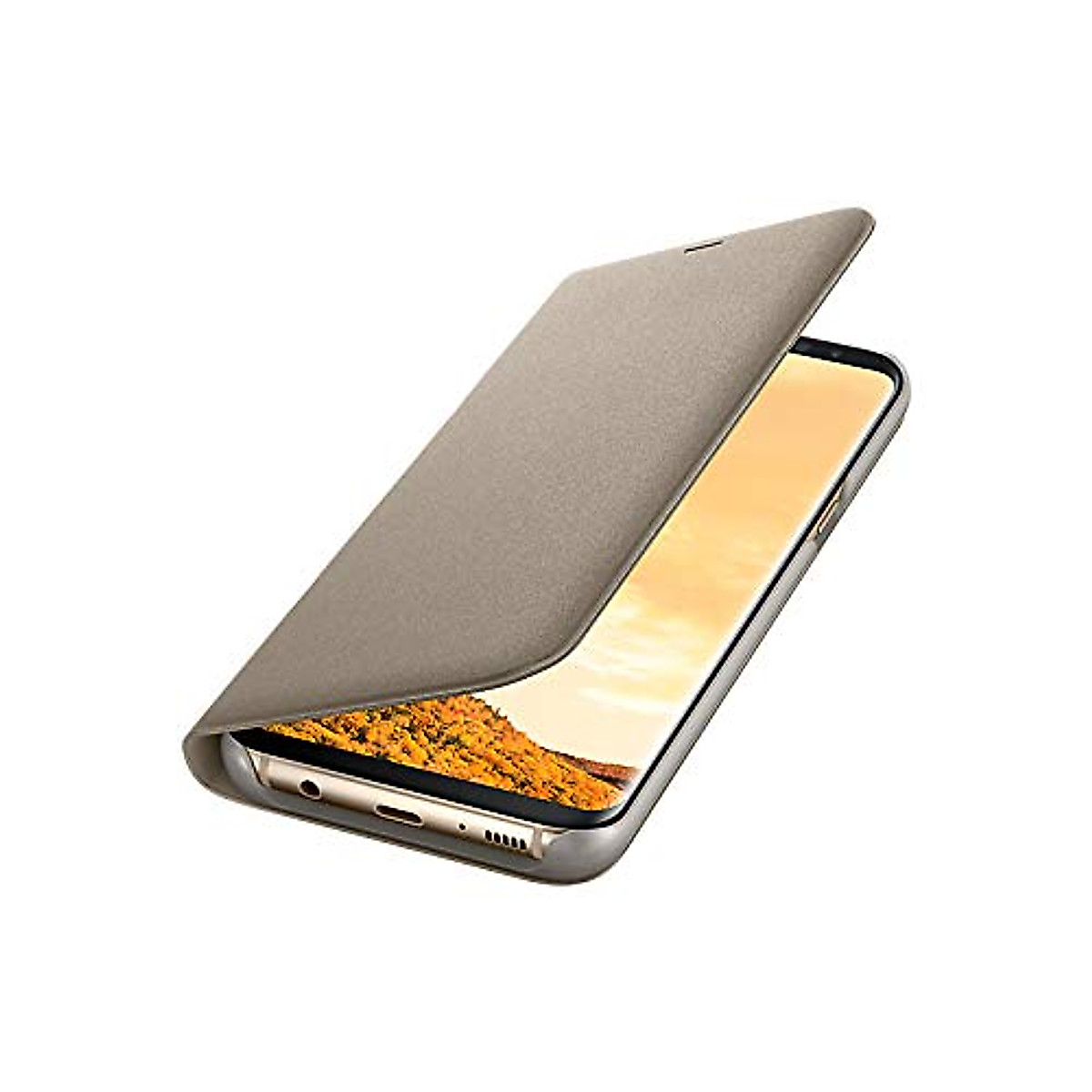 Samsung LED View Case for S8 Plus - Gold,EF-NG955PFEG