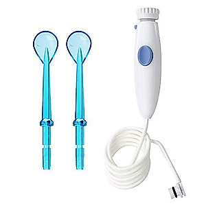 VINFANY Oral Hygiene Accessories Handle with Tongue Cleaning for Waterpik Oral Irrigator Wp100 Wp-450 Wp-250 Wp-300 Wp-660 Wp-900 WP-100 Handle Assembly Kit
