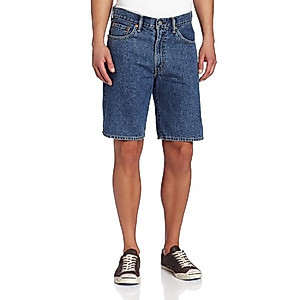 Levi's Men's 550 Relaxed Fit Short, Medium Stonewash, 36