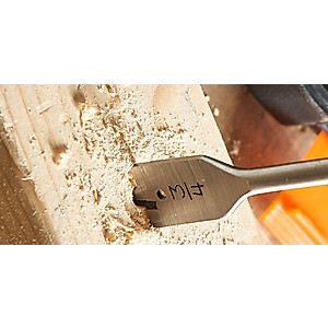 BlueNatHxRPR 5 PCS 1" to 1-1/2" Wood Spade Drill Bit Set Wood Paddle Flat Bits