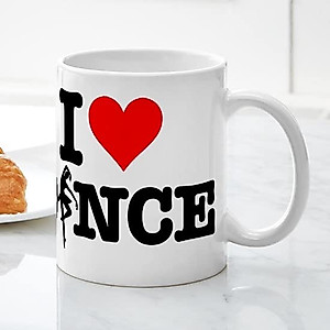 CafePress I Heart Dance Mug Ceramic Coffee Mug, Tea Cup 11 oz