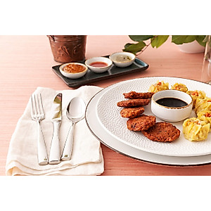 Fortessa Lucca Flatware Set, 20-Piece, Polished Stainless