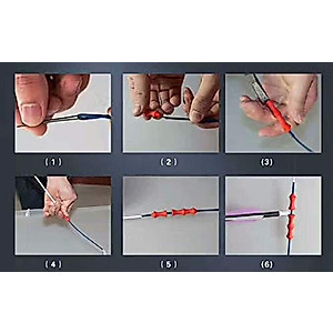 GPP 5 PCS Archery Bowstring Finger Saver QuickShot Finger Guard for Hunting or Bowfishing in 5 Colors